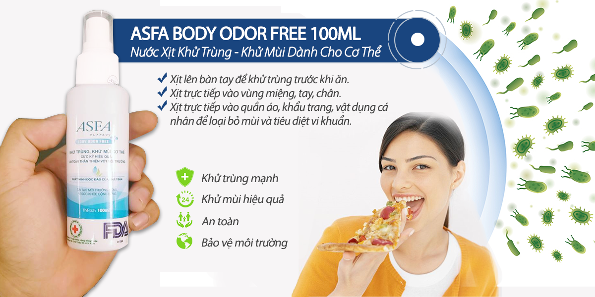 ASFA BODY ODOR FREE 60ml