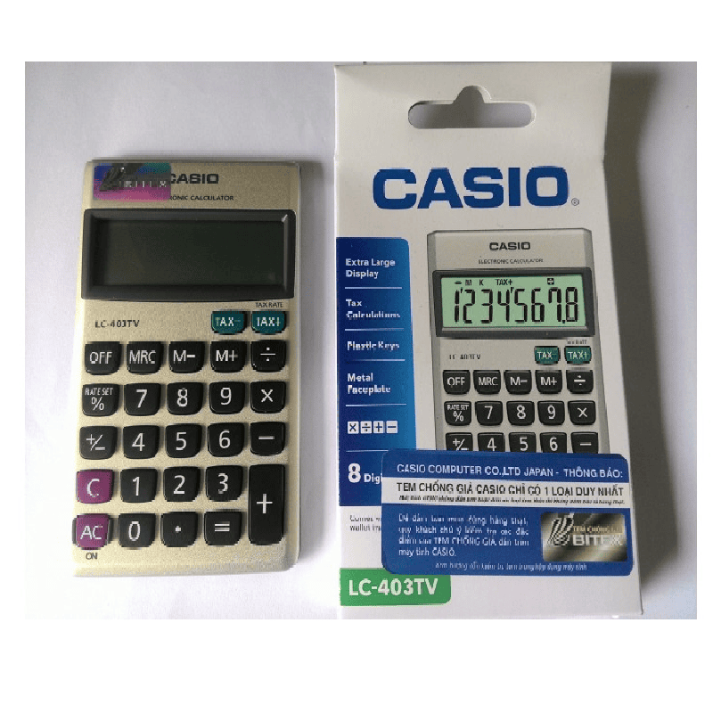 Máy Tính Casio LC-403TV